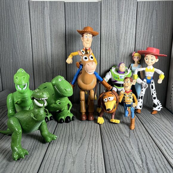 Disney | Toys | Disney Mixed Action Figure Lot Toy Story Woody Buzz ...